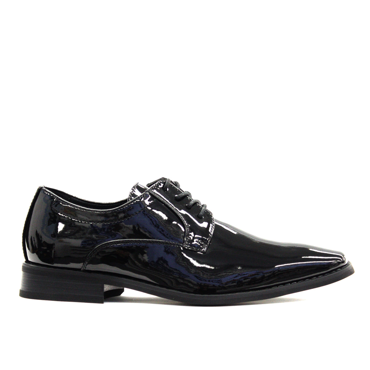 FARANZI,PLAIN TOE-LACE UP-SHOES-F4692-BLACK – Portabella