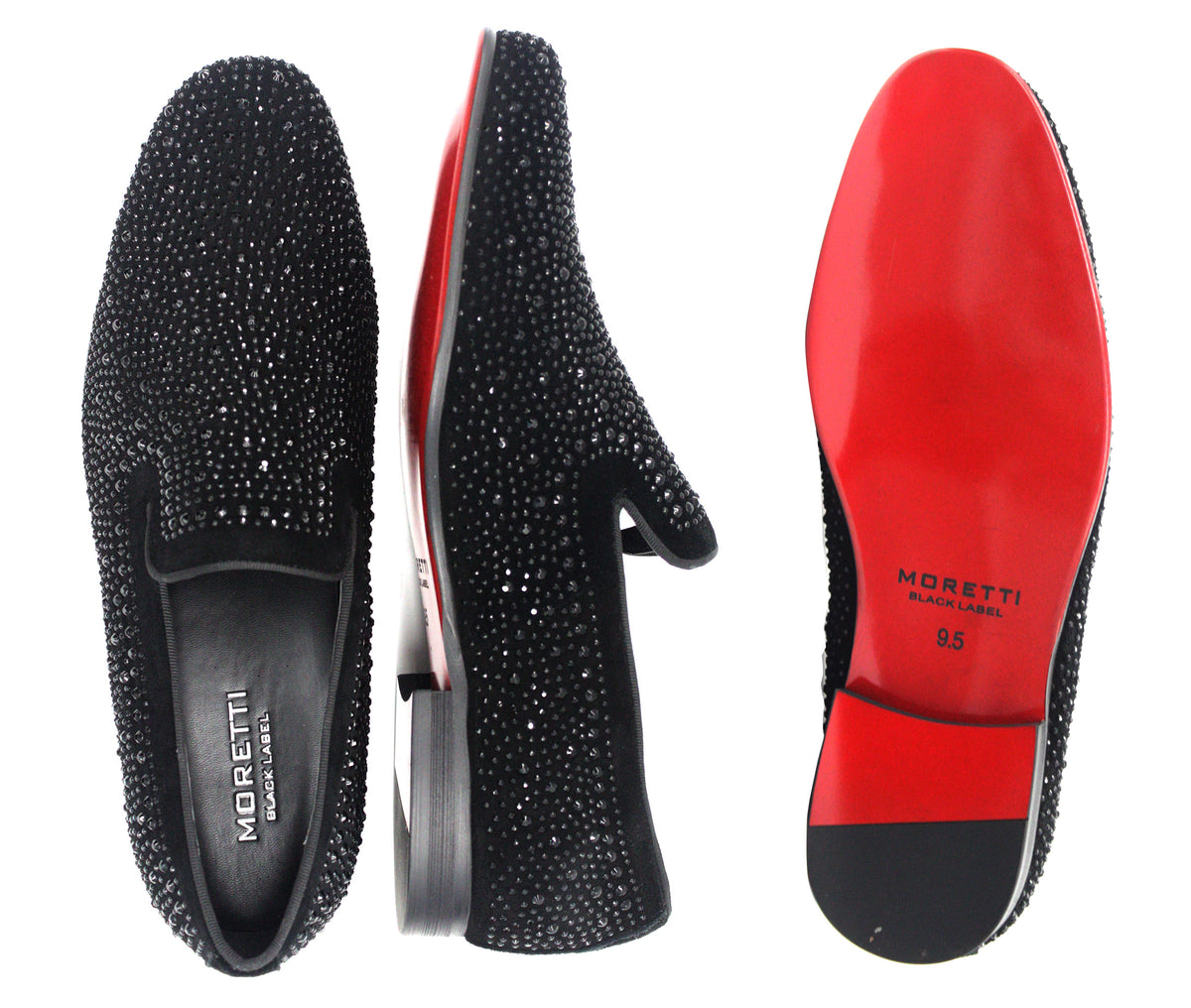 MORETTI,PLAIN TOE-SLIP ON-SHOES-M31594-BLACK – Portabella