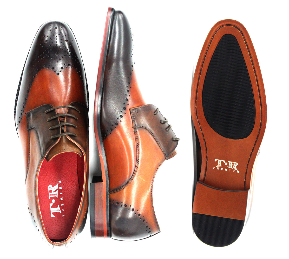 ROMA RIO,WING TIP-LACE UP-SHOES-506-BROWN – Portabella